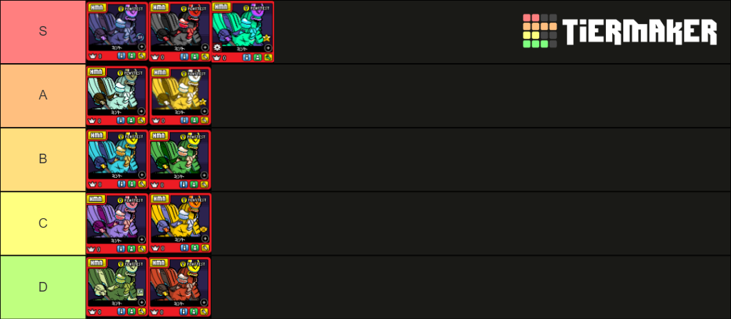 Samurai Knight Color Palette Tier List (Community Rankings) - TierMaker