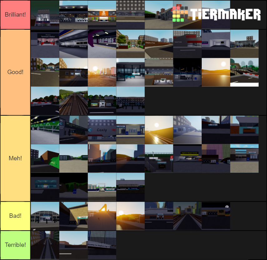SCR Stations Tier List (Community Rankings) - TierMaker