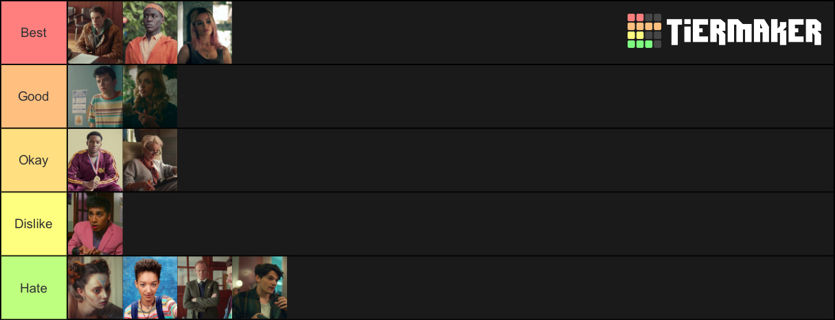 Sex Education Characters Tier List Community Rankings Tiermaker