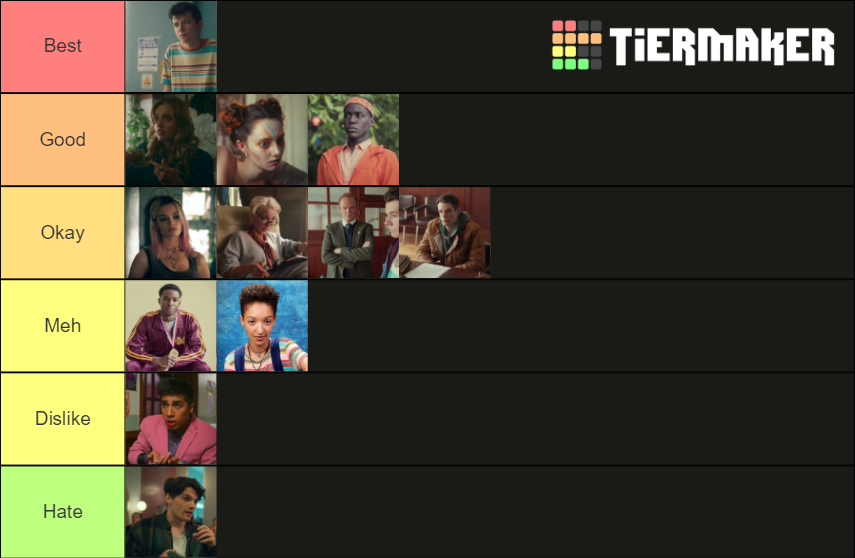 Sex Education Characters Tier List Community Rankings Tiermaker