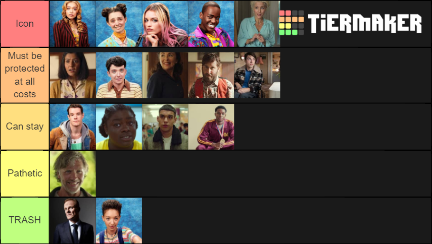 Sex Education Characters Tier List Community Rankings Tiermaker
