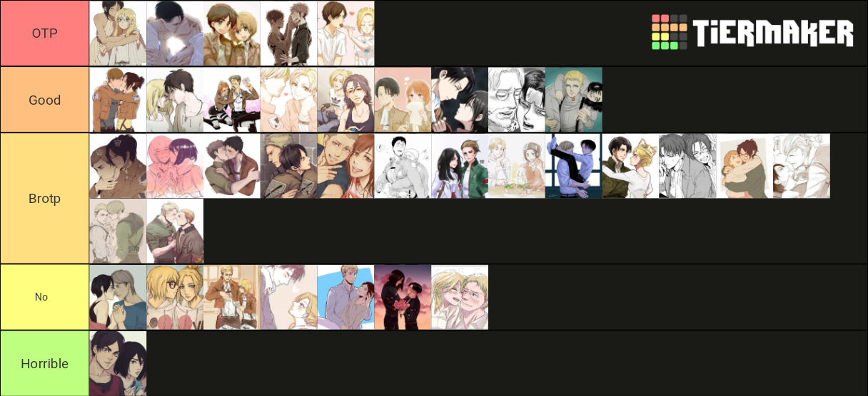 Shingeki no Kyojin Ships Tier List (Community Rankings) - TierMaker