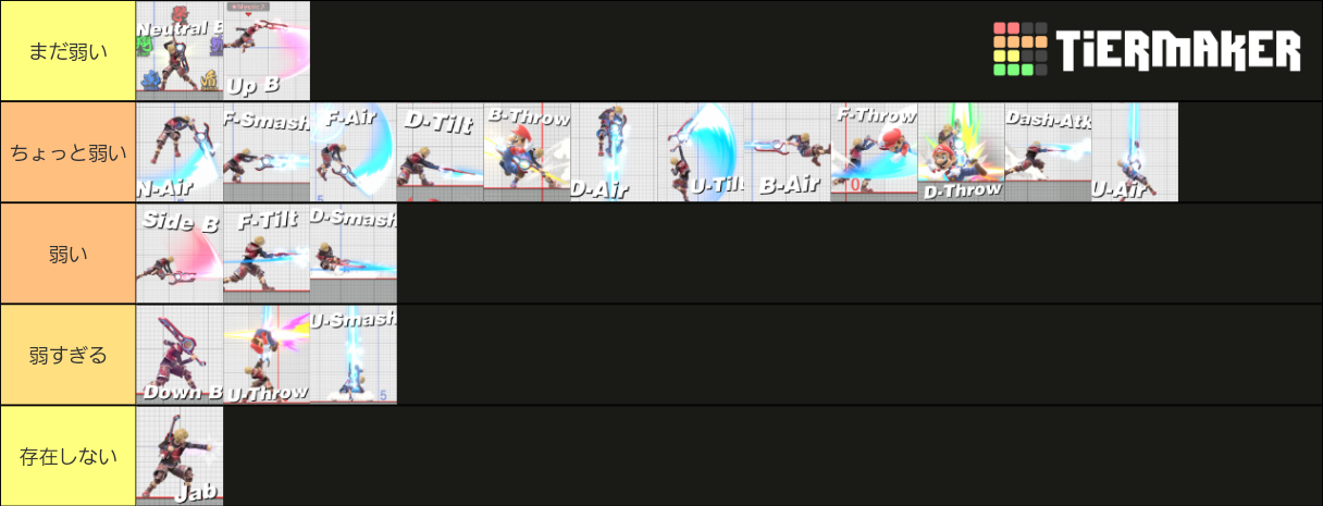 Shulk Move Tier List (Community Rankings) - TierMaker
