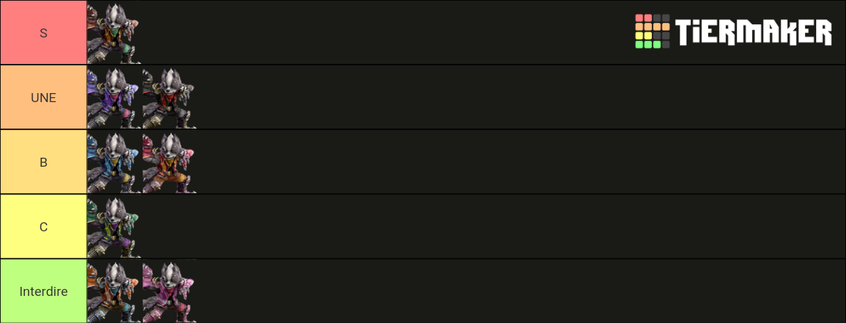 Skin wolf Tier List (Community Rankings) - TierMaker