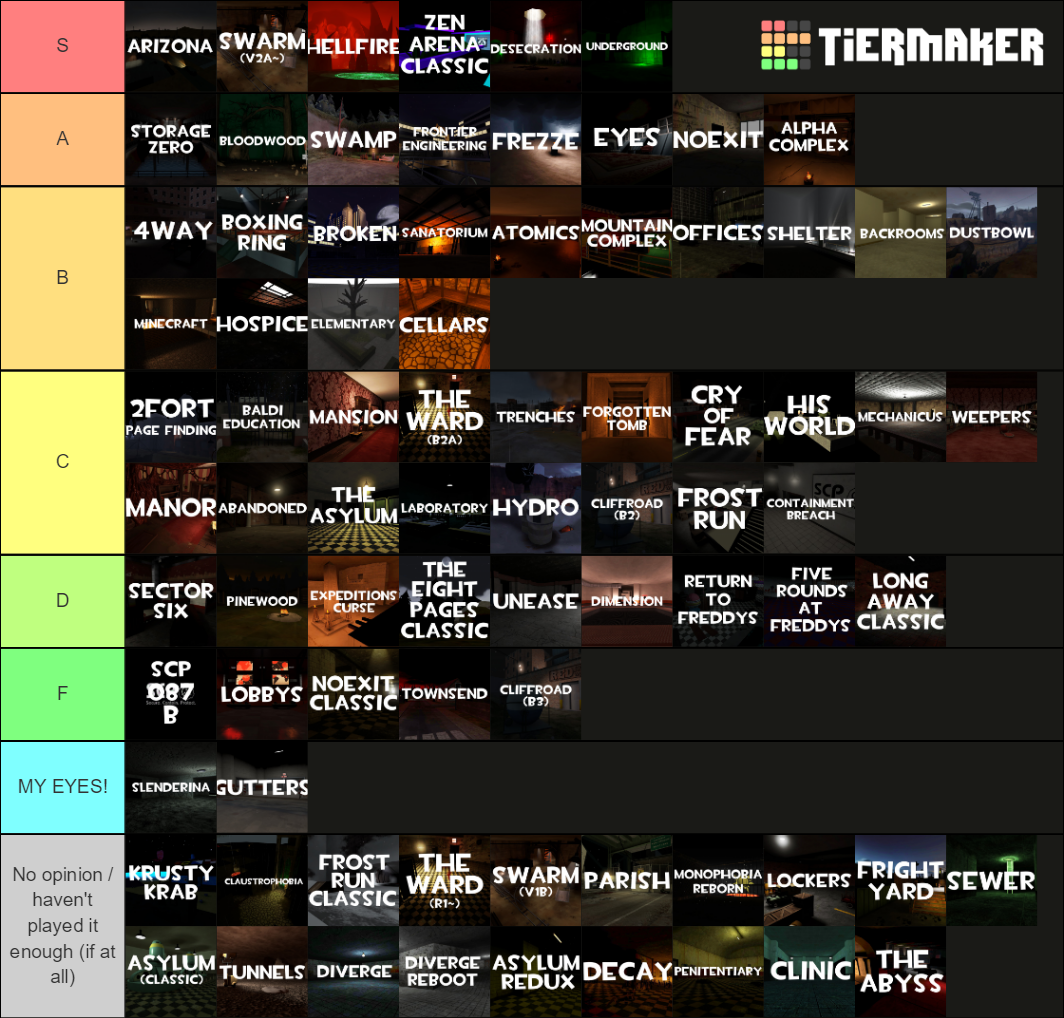 Slender Fortress 2 Modified Map (2020 / 10 / 13) Tier List (Community ...