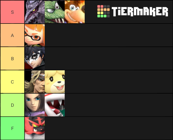 Smash Ultimate Character Reveals (based on hype) Tier List (Community ...