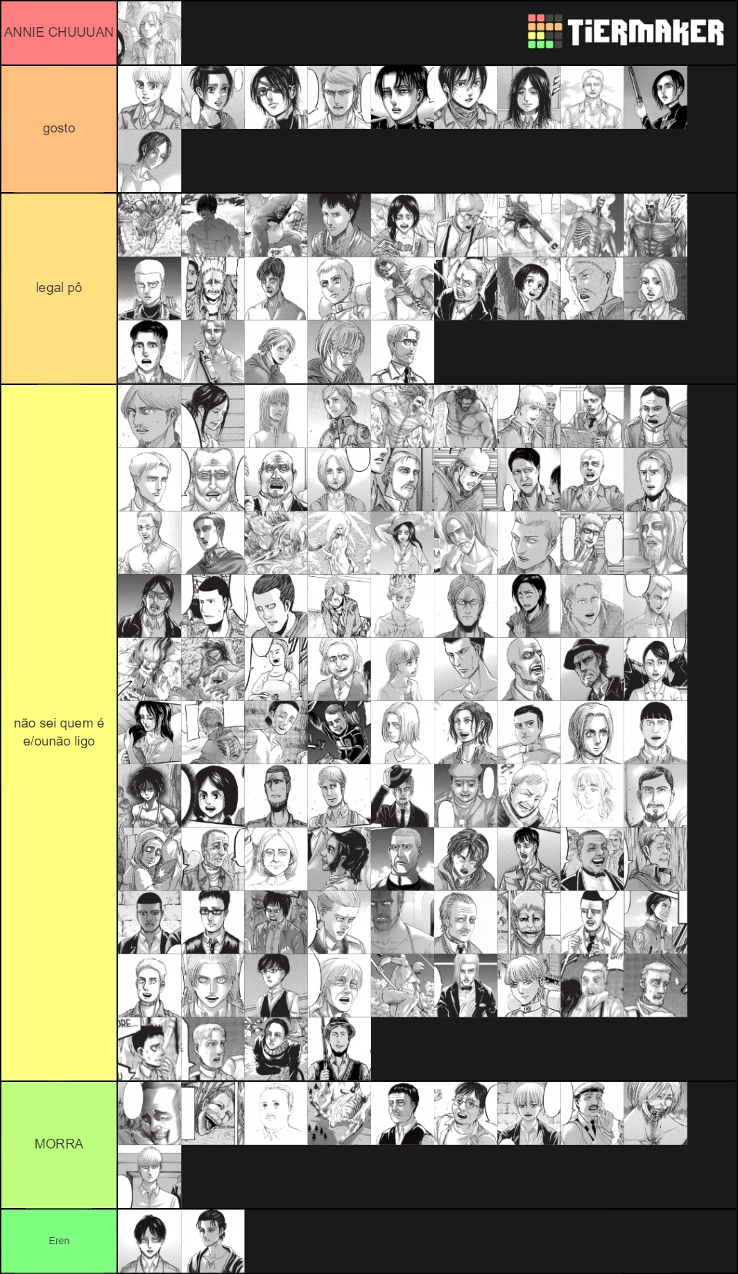 SNK COMPLETE Character Tier Tier List (Community Rankings) - TierMaker