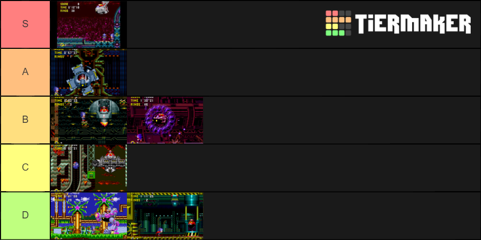 Sonic CD Bosses Tier List (Community Rankings) - TierMaker