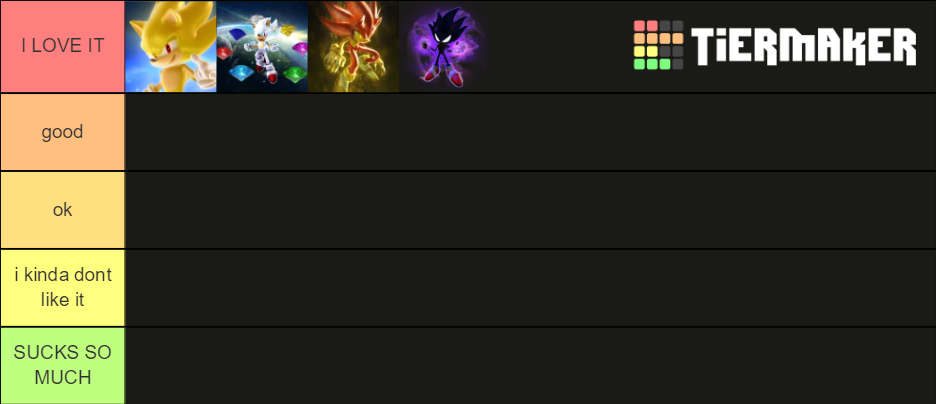 Sonic forms which one is your favorite Tier List (Community Rankings ...