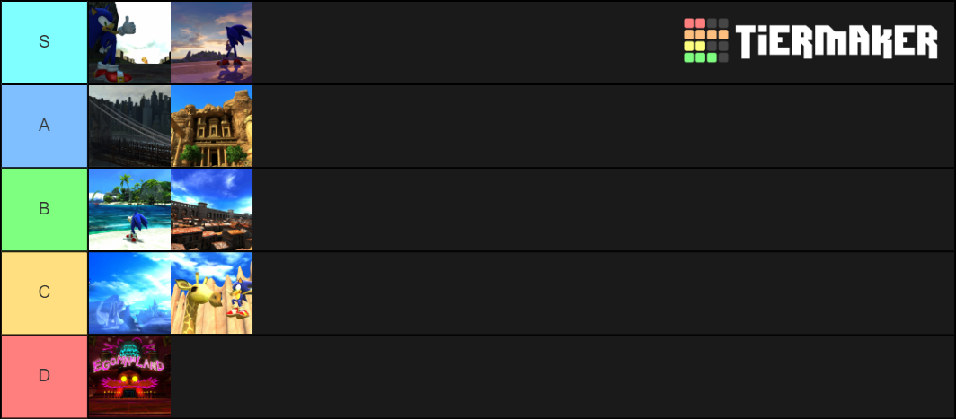 Sonic Unleashed 360 Ps3 Daytime Stages Tier List Community Rankings