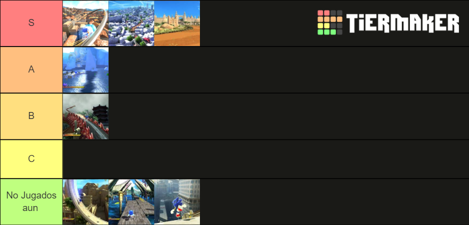 Sonic Unleashed stages Tier List (Community Rankings) - TierMaker