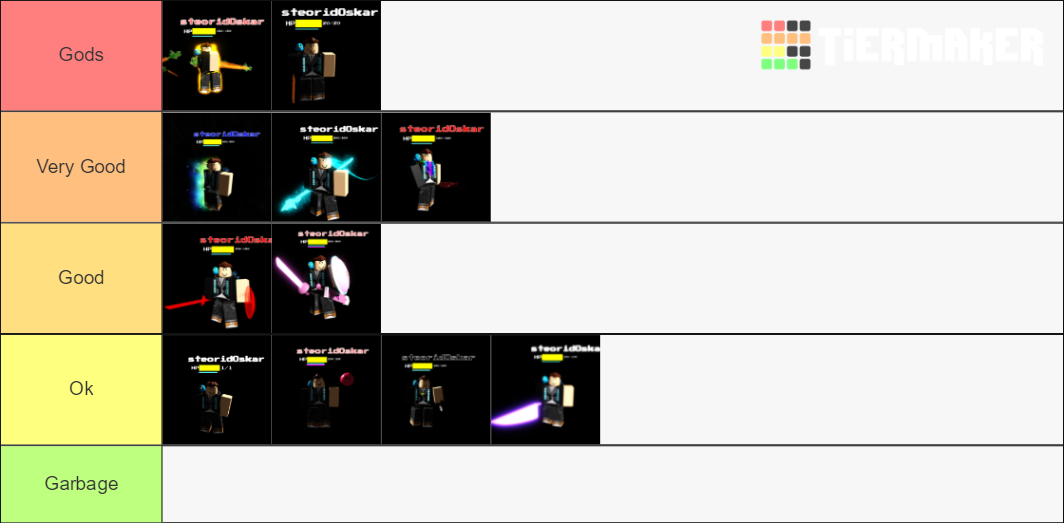 SoulShatters Tiers (from 19.9.2020) Tier List (Community Rankings ...