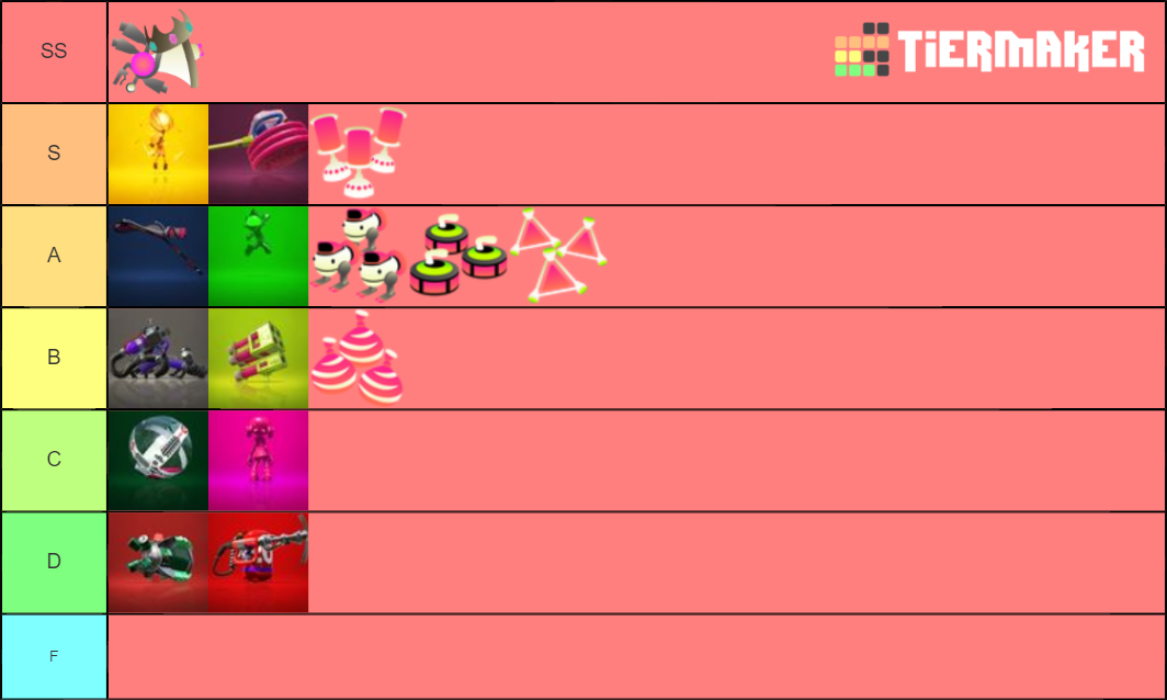 Splatoon 2 specials Tier List (Community Rankings) - TierMaker