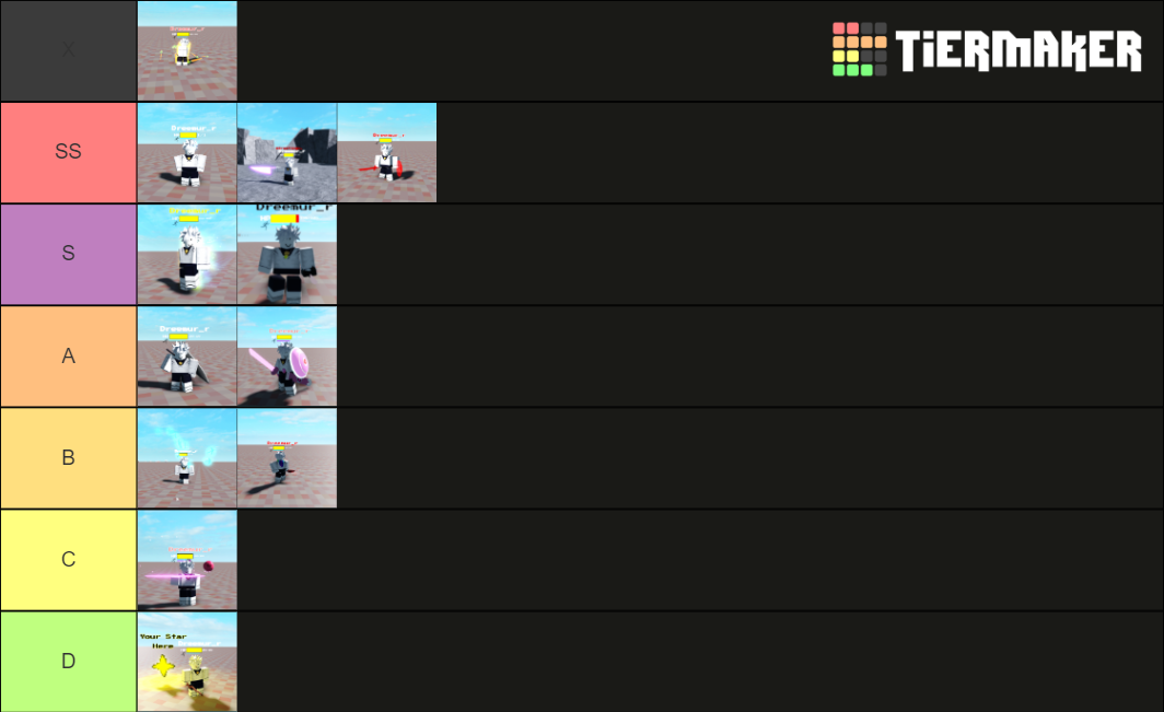 SS Characters Tier List (Community Rankings) - TierMaker