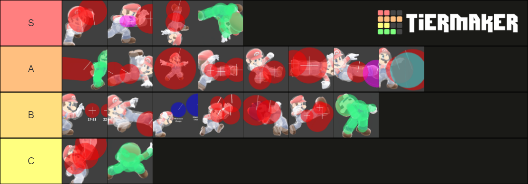 SSBU Mario Moveset Tier List (Community Rankings) - TierMaker