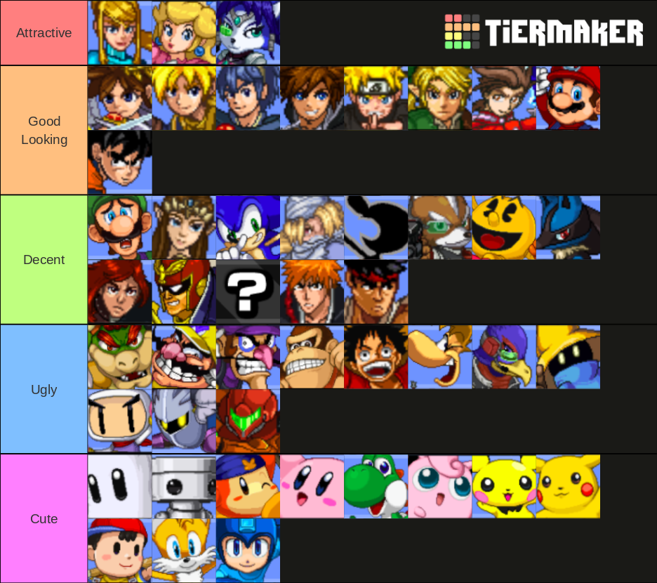 SSF2 Beta 1.2 Renders Tier List (Community Rankings) - TierMaker