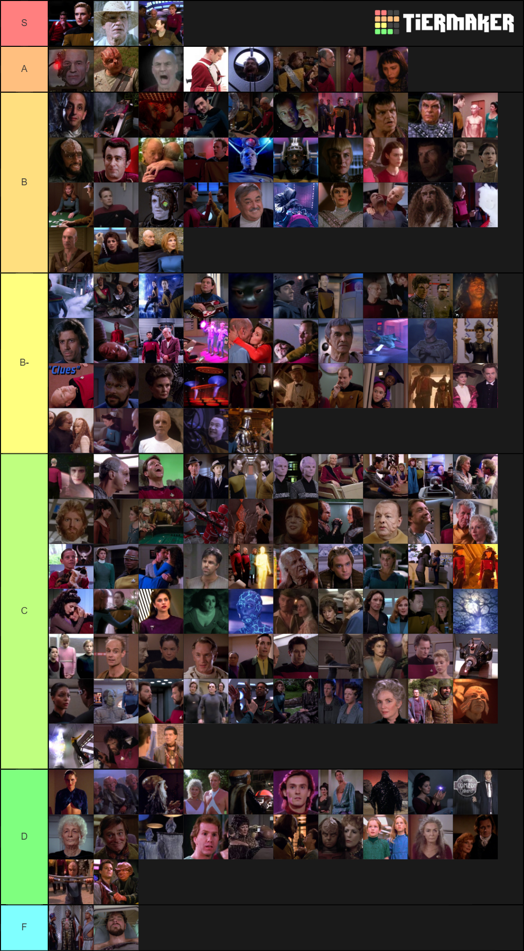 Star Trek TNG Tier List (Community Rankings) - TierMaker