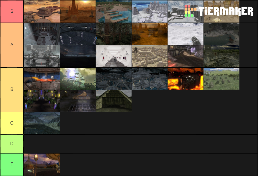 Star Wars Battlefront I & II (Classic) Maps Tier List (Community ...