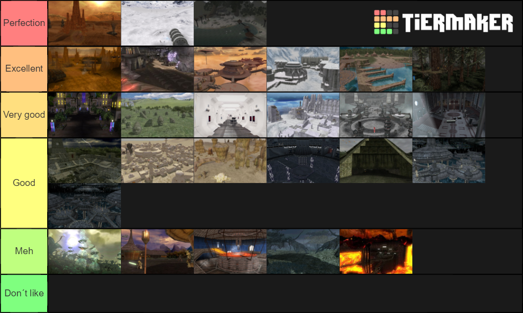 Star Wars Battlefront I & II (Classic) Maps Tier List (Community ...