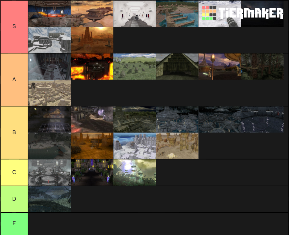 Star Wars Battlefront I & II (Classic) Maps Tier List (Community ...
