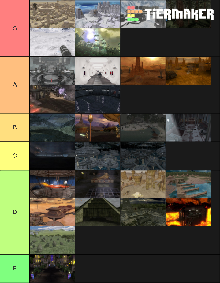Star Wars Battlefront I & II (Classic) Maps Tier List (Community ...