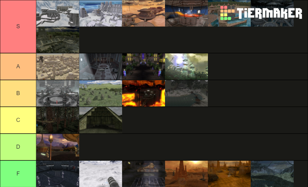 Star Wars Battlefront I & II (Classic) Maps Tier List (Community ...