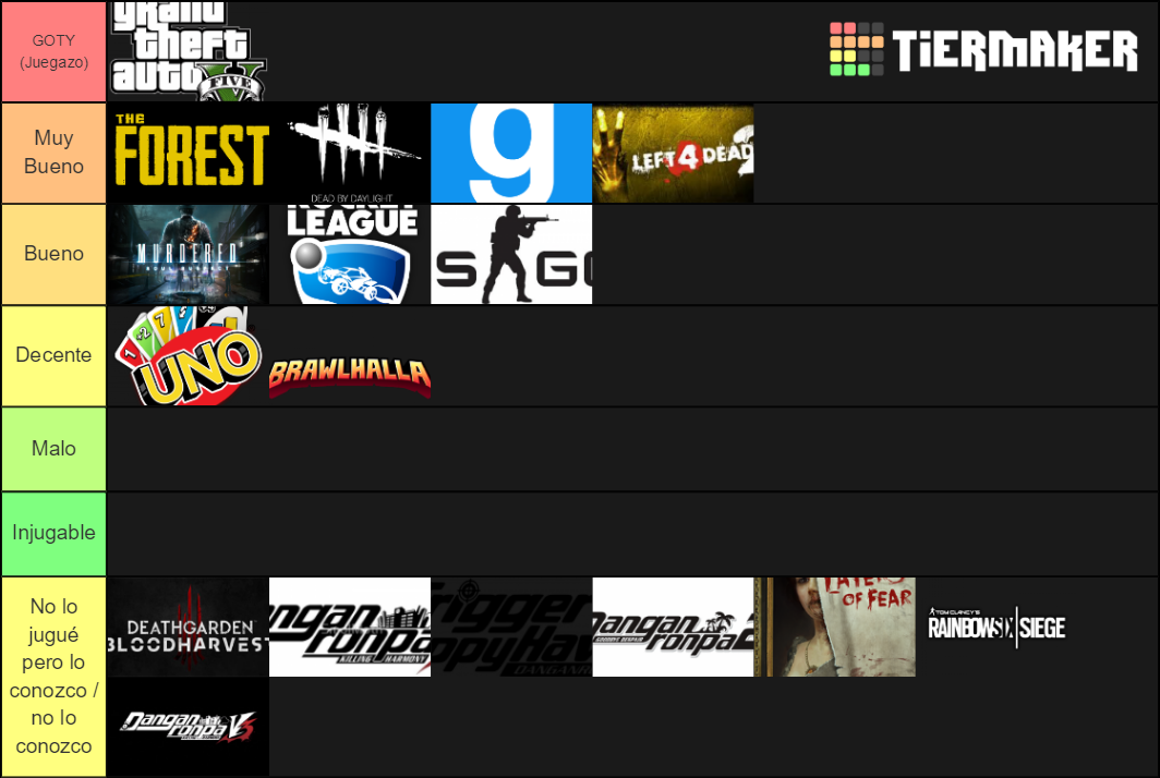 Steam Games Tier List (Community Rankings) - TierMaker