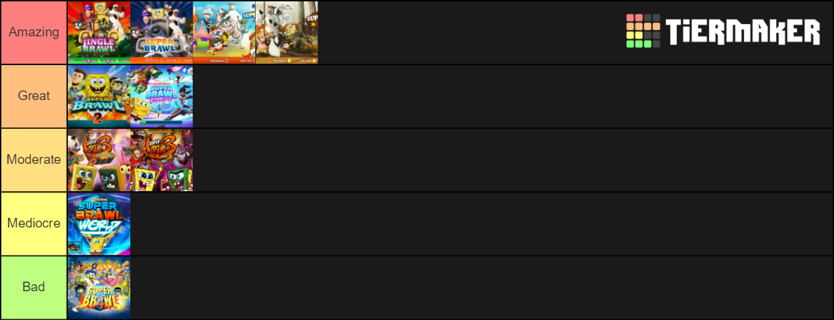 Super Brawl Tier List (Community Rankings) - TierMaker