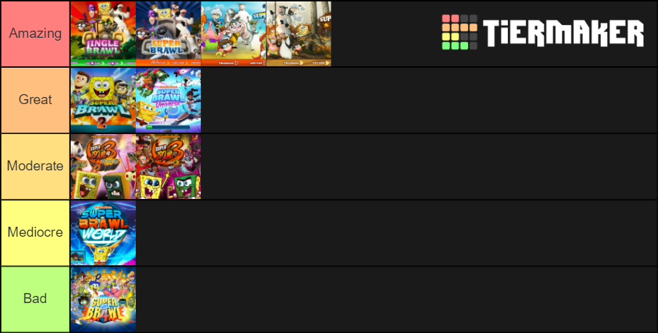 Super Brawl Tier List (Community Rankings) - TierMaker