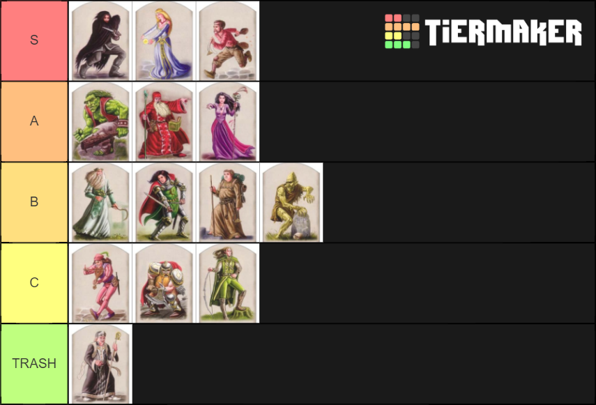 Talisman characters Tier List (Community Rankings) - TierMaker
