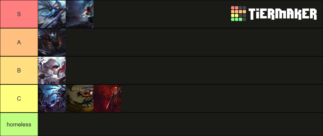 Talon Skins Tier List (Community Rankings) - TierMaker