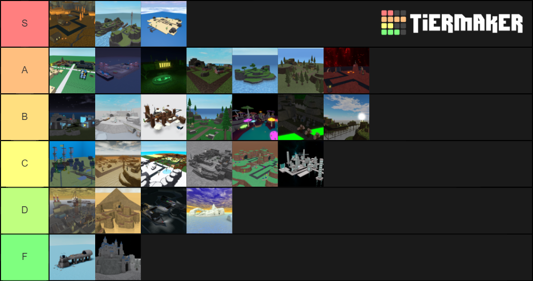 TDS Maps Tier List (Community Rankings) - TierMaker