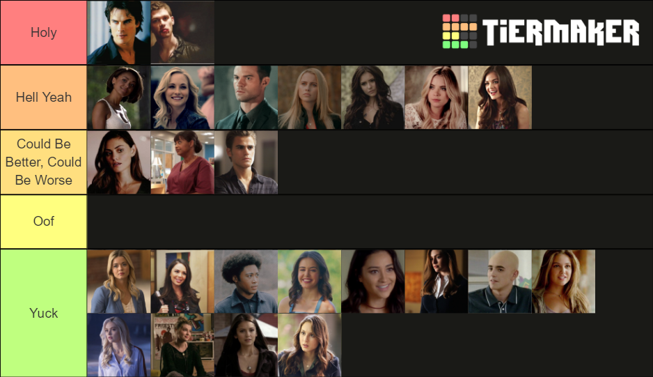 Teen TV Characters Tier List (Community Rankings) - TierMaker