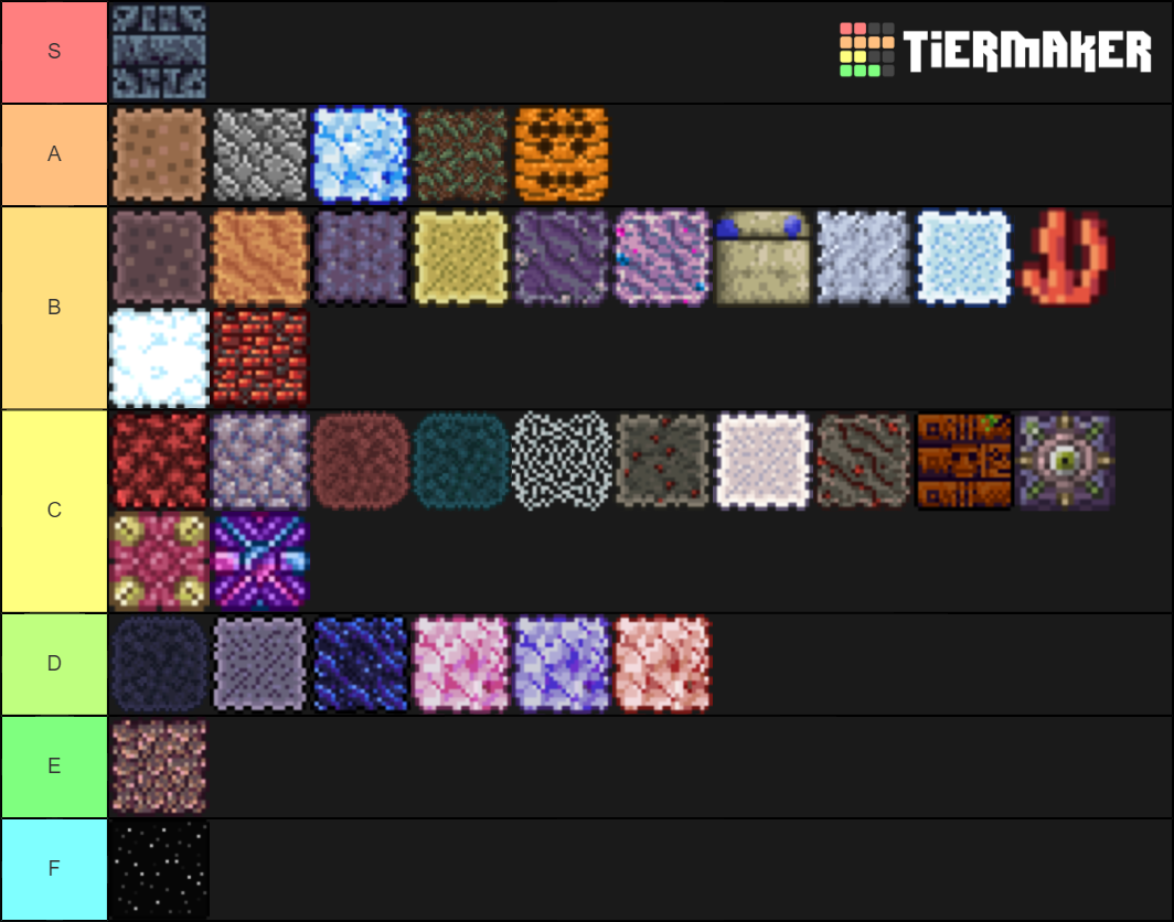 Terraria Biome Tier List (Community Rankings) - TierMaker Terraria Biome Tier List (Community Rankings) - TierMaker