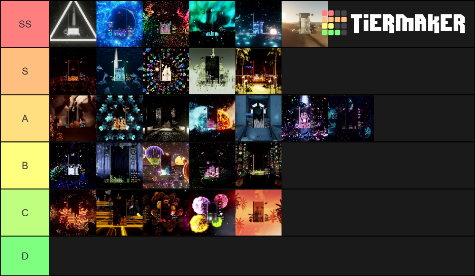 Tetris Effect Levels Tier List (Community Rankings) - TierMaker