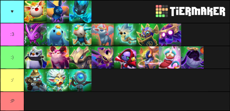TFT Little Legends Tier Tier List (Community Rankings) - TierMaker