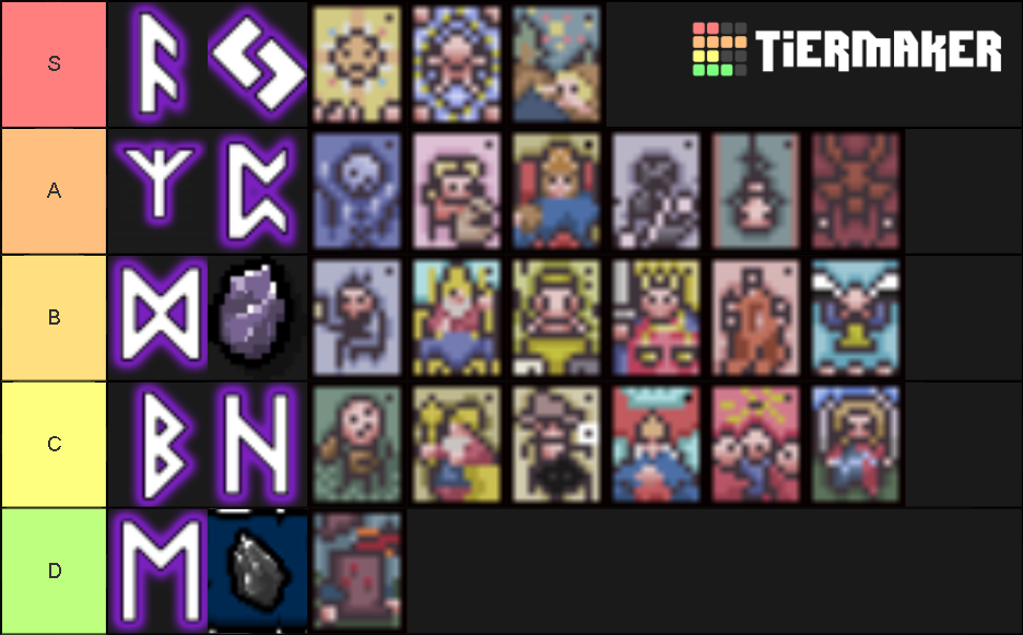 The Binding of Isaac - Tarot Cards and Runes Tier List (Community ...