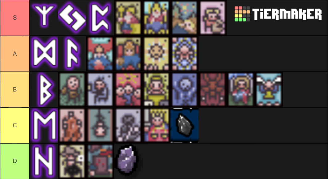 The Binding of Isaac - Tarot Cards and Runes Tier List (Community ...