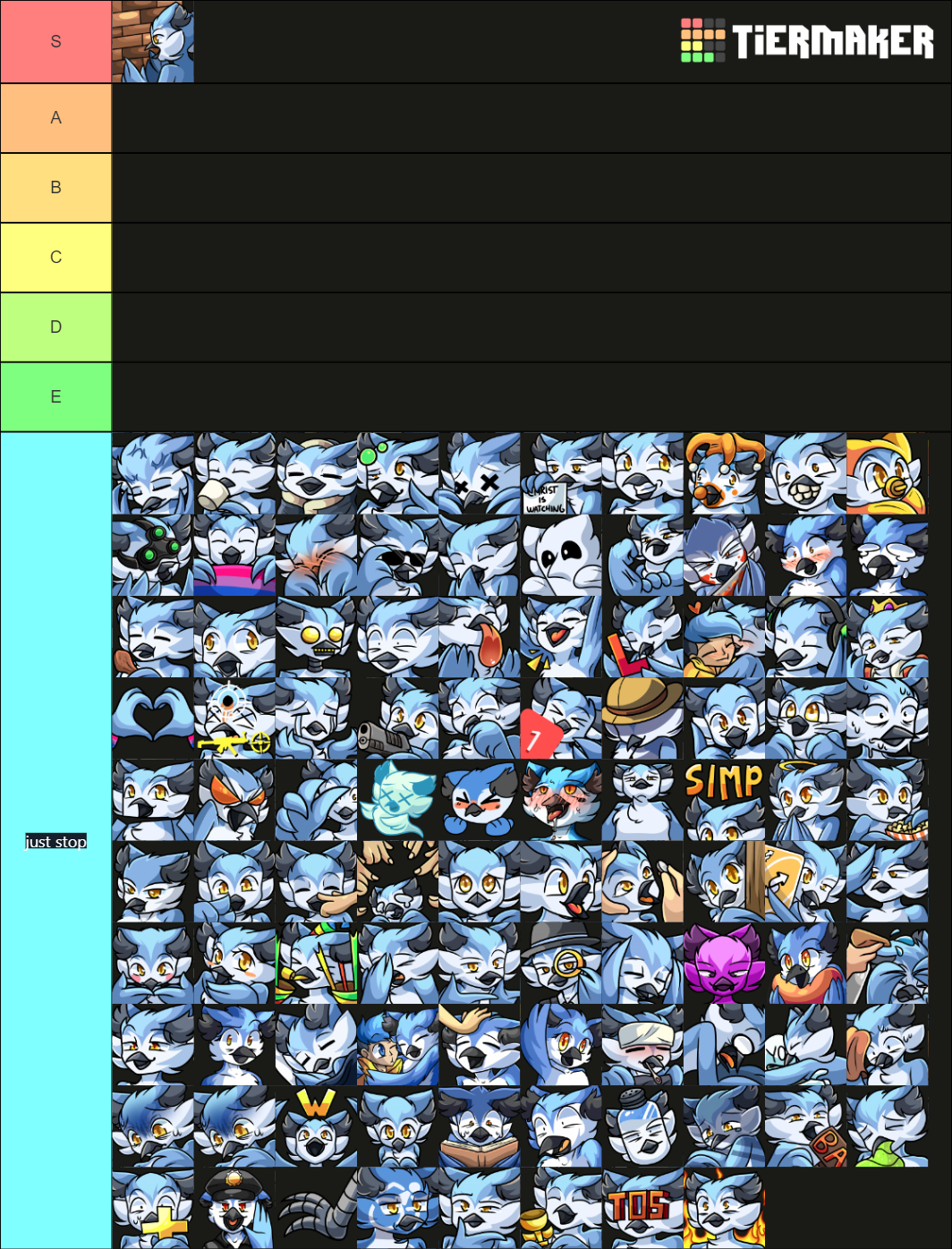 The Bluskys Emote Tier List (Community Rankings) - TierMaker The Bluskys Emote Tier List (Community Rankings) - TierMaker