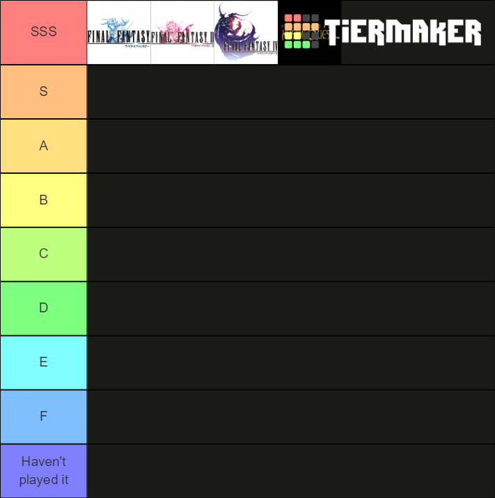 The Definitive Final Fantasy Tier List (Community Rankings) - TierMaker