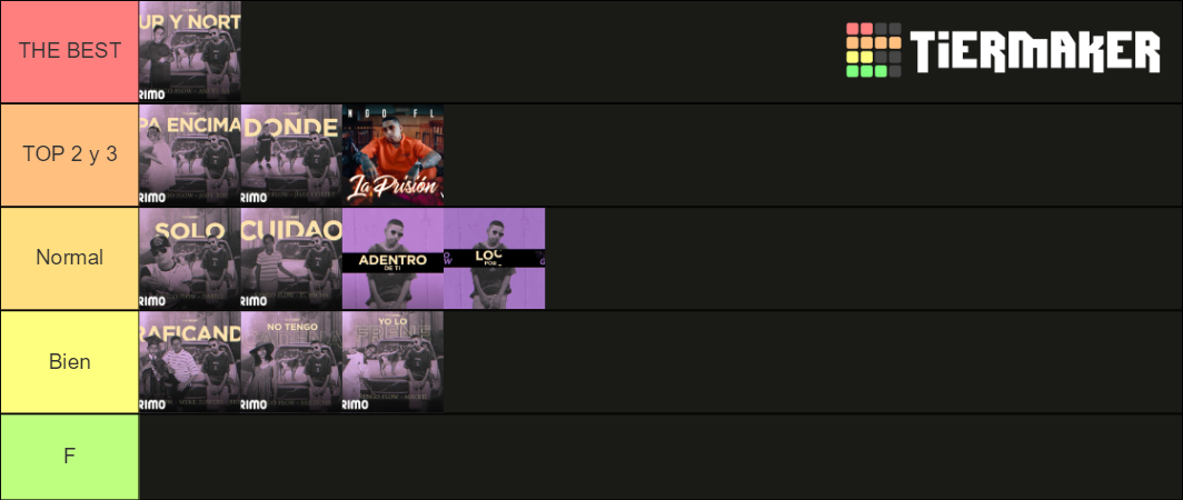 THE GOAT (Ñengo Flow) Tier List (Community Rankings) - TierMaker