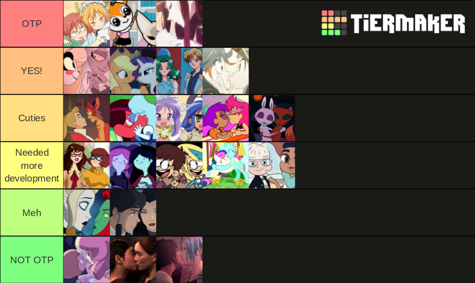 The Lesbian Couple Tier List Community Rankings Tiermaker