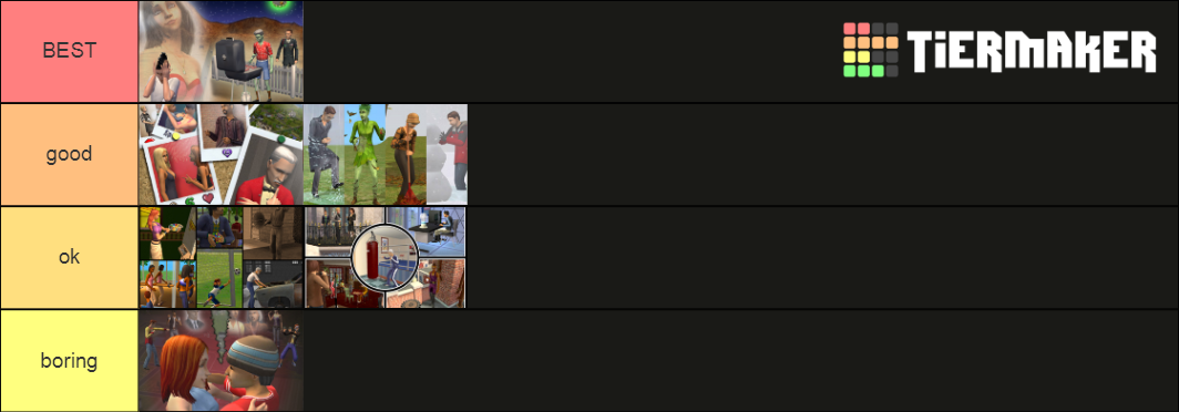 The Sims 2 Neighborhoods Tier List (Community Rankings) - TierMaker