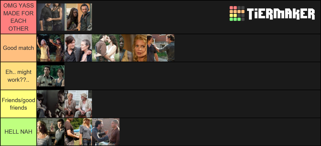 the walking dead ships Tier List (Community Rankings) - TierMaker