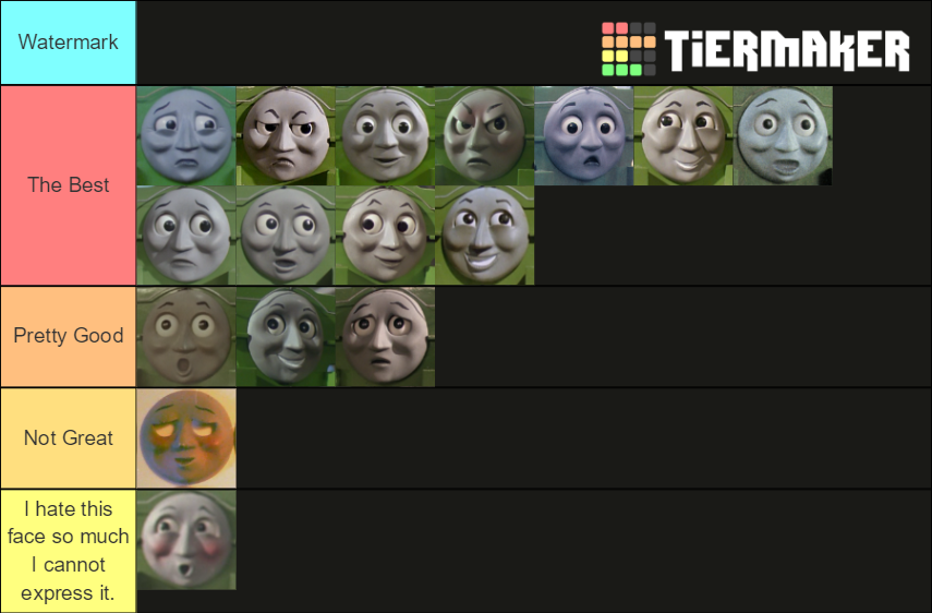 Thomas the Tank Engine Faces (Duck) Tier List (Community Rankings ...