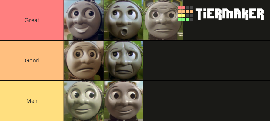 Thomas the Tank Engine Faces (Oliver) Tier List (Community Rankings ...
