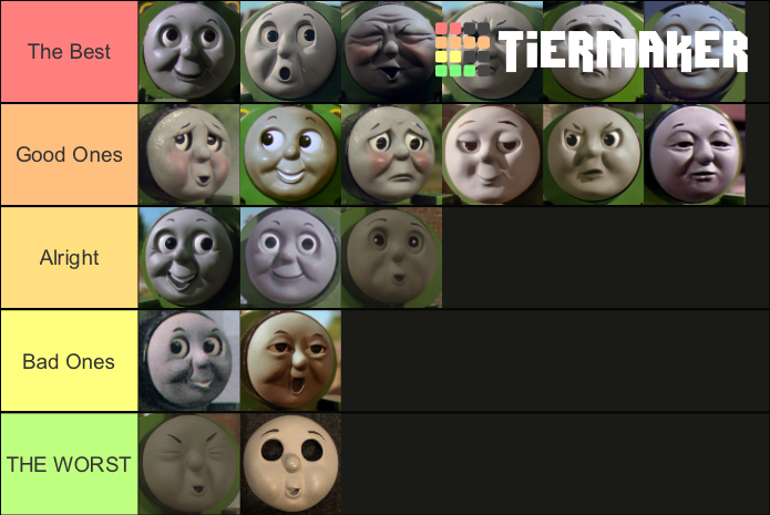 Thomas the Tank Engine Faces (Percy) Tier List (Community Rankings ...