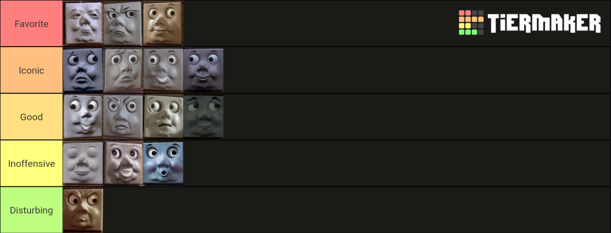 Thomas the Tank Engine Faces (Toby) Tier List (Community Rankings ...