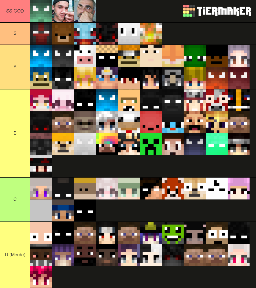 TierList Minecraft Tier List (Community Rankings) - TierMaker