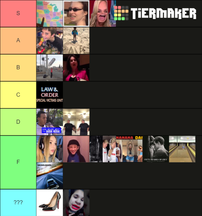 tik tok and vine list Tier List (Community Rankings) - TierMaker